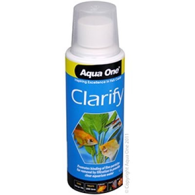 Aqua One Clarify Microscopic Water Clarifier Treatment – The Aquarium ...