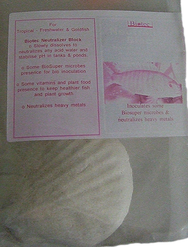 Biotec Acid Neutraliser Block 27g 4 Pack – The Aquarium Factory